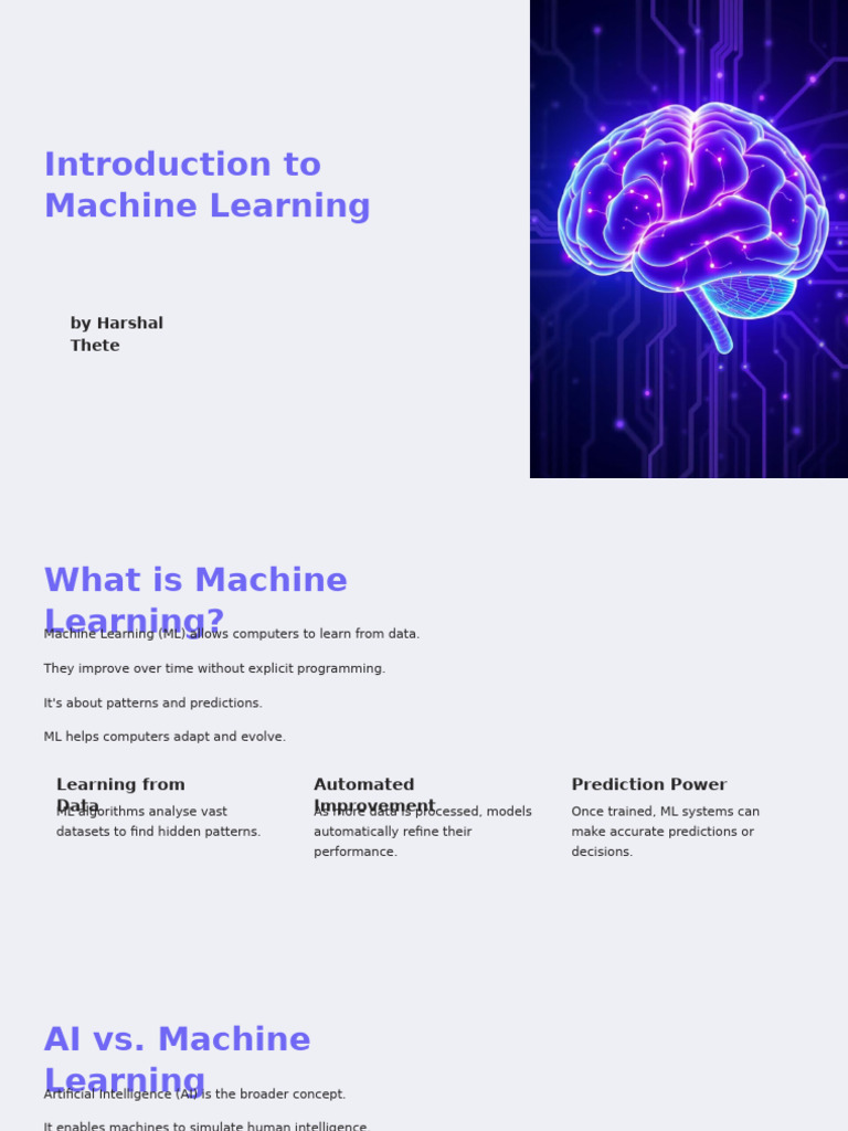 Introduction to Machine Learning.pptx 20250613 125941 0000 | PDF ...