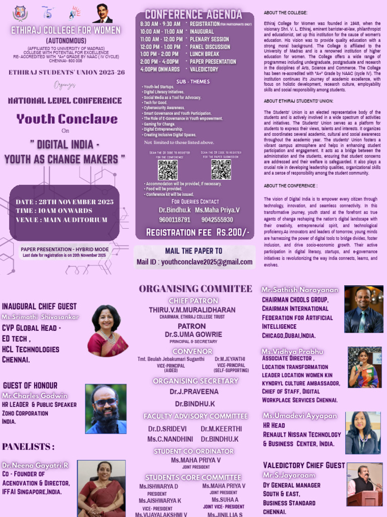 Youth Conclave Brochure 2025 | PDF