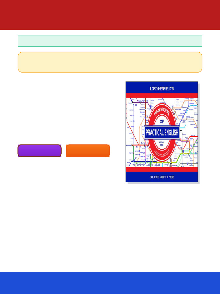 Lord Henfield s Handbook of Practical English 實用英語手冊 1st Edition Lord ...
