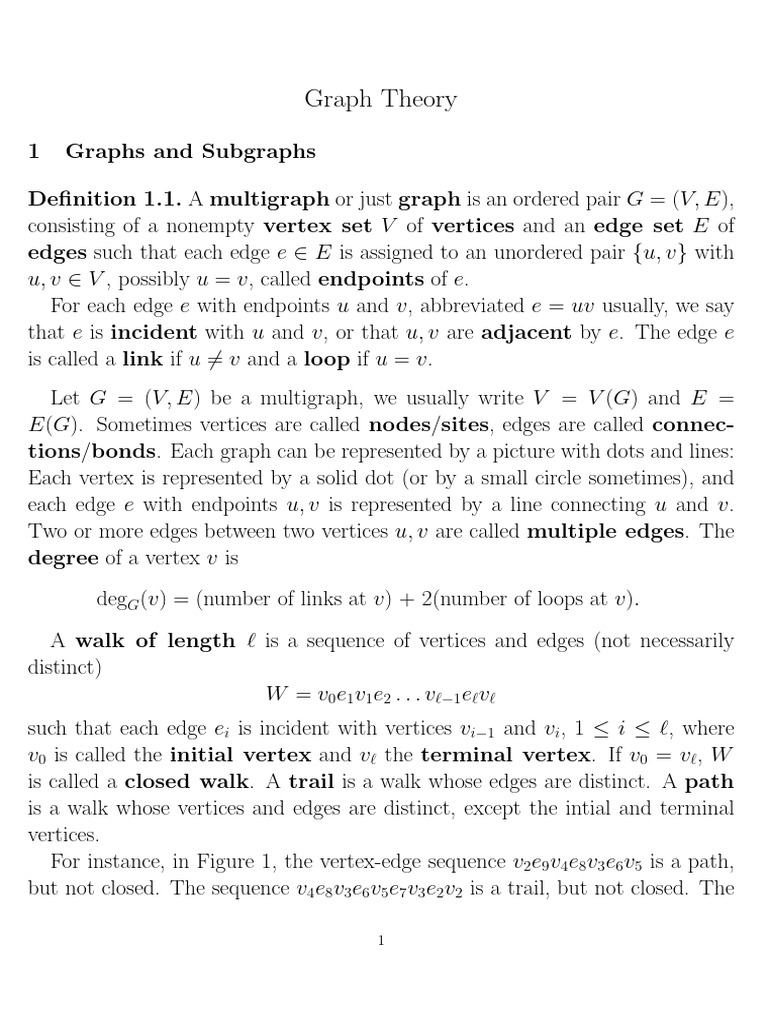 Graph General | PDF | Vertex (Graph Theory) | Theoretical Computer Science