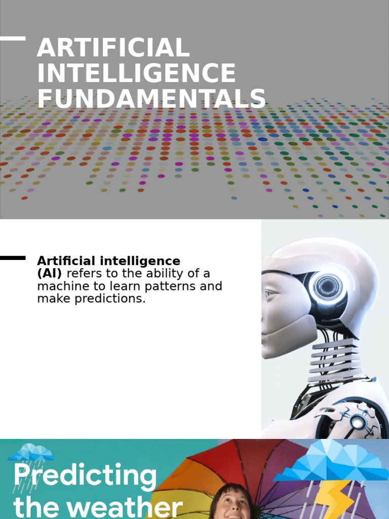 AI Fundamentals: Types and Components | PDF | Artificial Intelligence ...