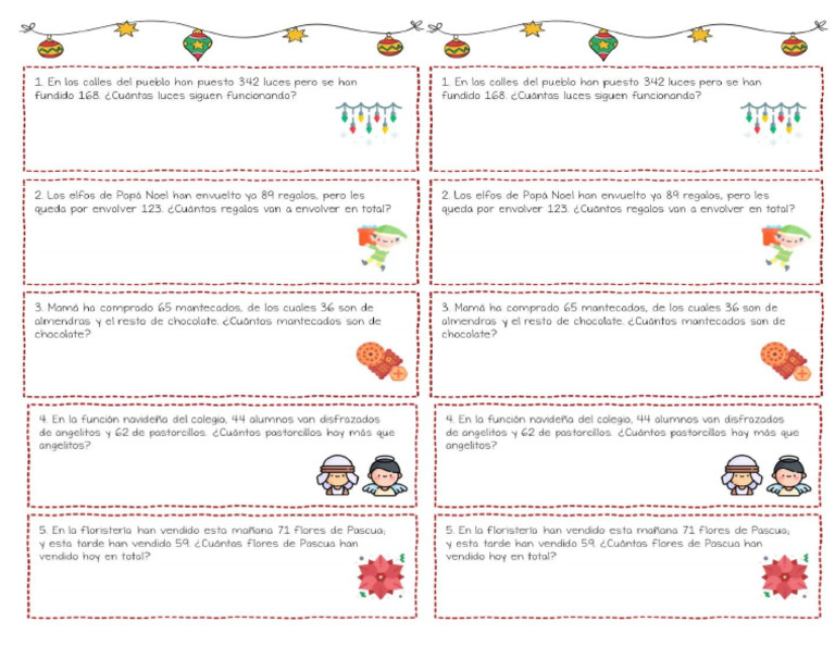 Problemas de Navidad | PDF
