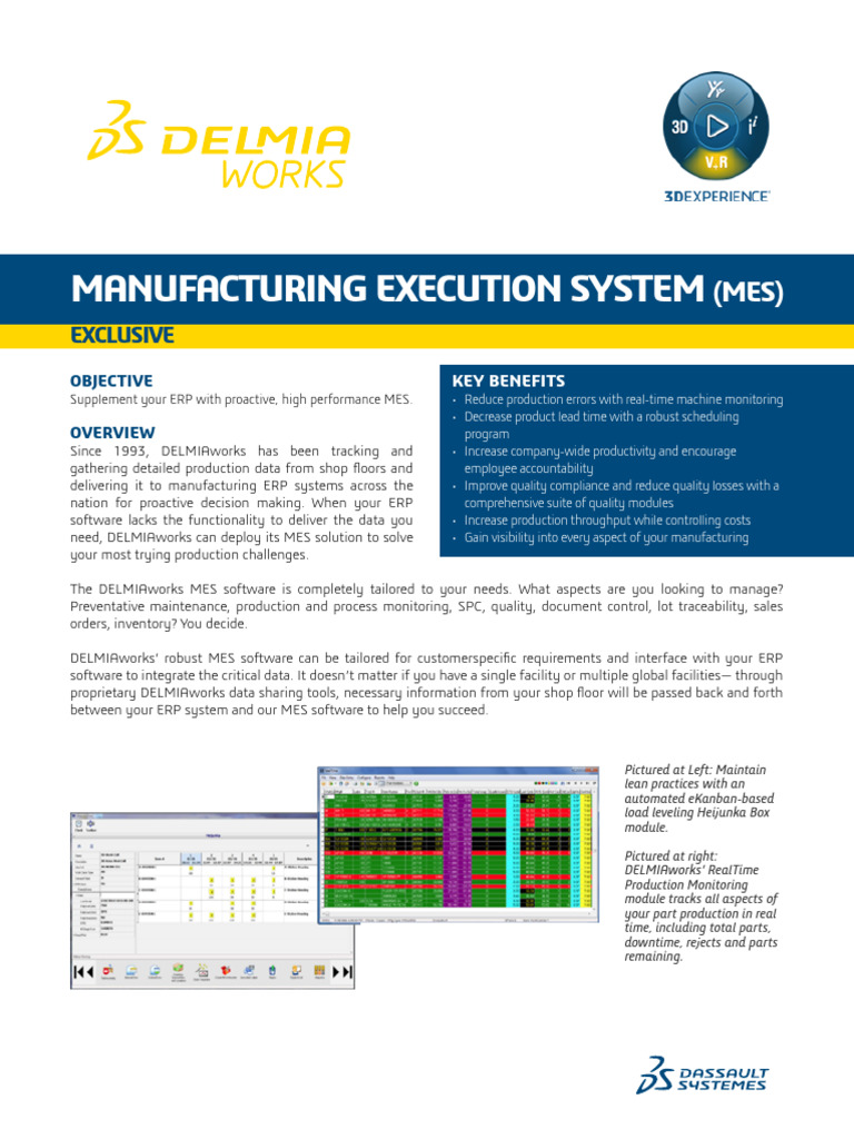 Optimize Manufacturing with MES Solutions | PDF | Enterprise Resource ...