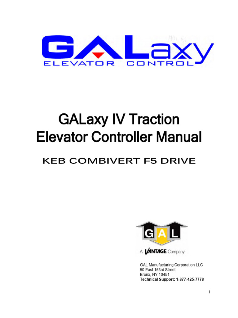 GALaxy IV Elevator Controller Manual | PDF | Elevator | Electrical Wiring