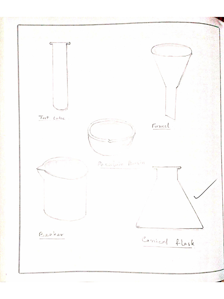 Chemistry Practical Notebook (Class 11) | PDF