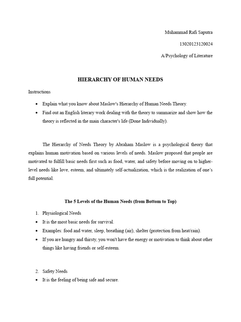 Muhammad Rafi Saputra_13020123120024_A 2 | PDF | Behavioural Sciences ...