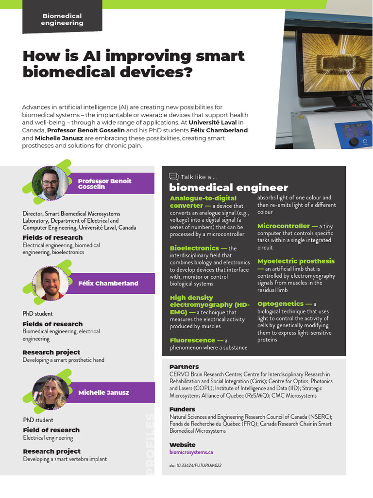 Benoit Gosselin Article | PDF | Prosthesis | Electromyography
