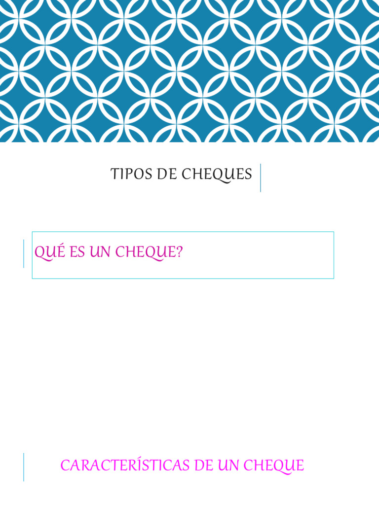 Tipos de cheques y pagare CAJERO | PDF | Cheque | Bancos