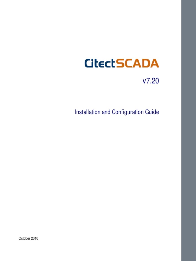 CitectSCADA Installation Guide | PDF | Installation (Computer Programs ...