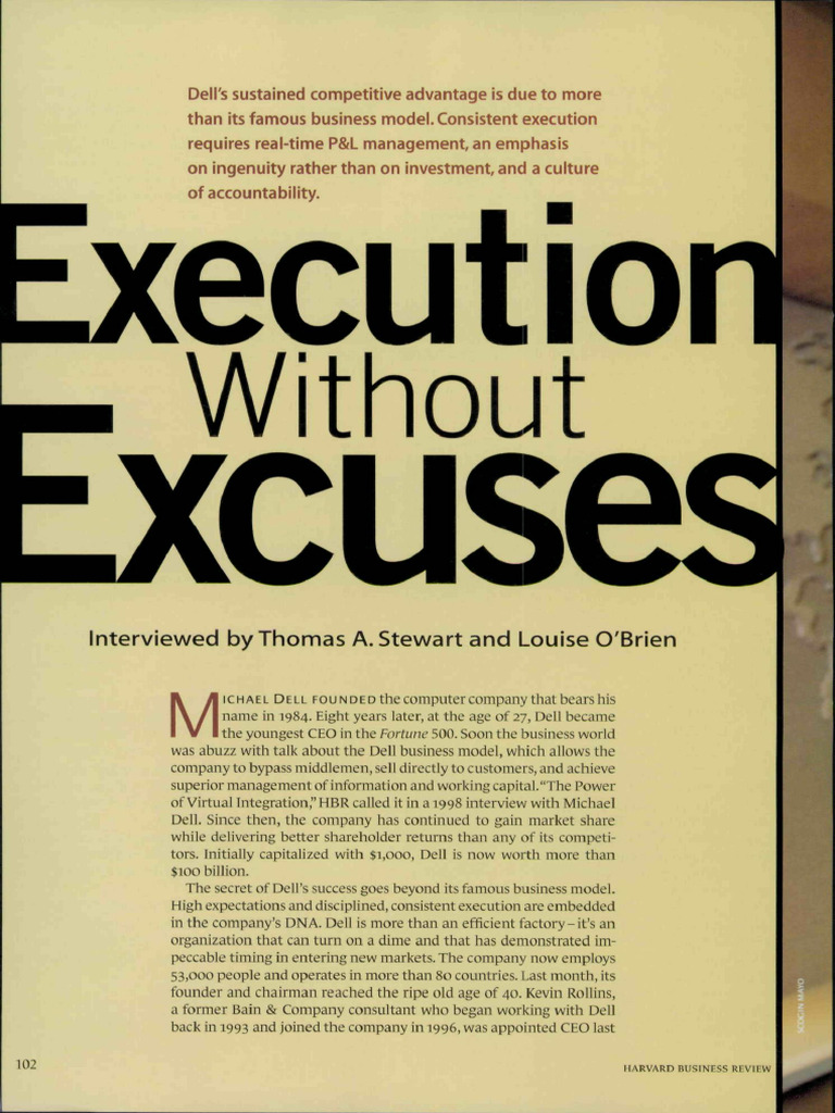 Dell's Competitive Advantage Explained | PDF | Dell | Research And ...
