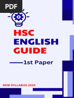 HSC 2026 English 1st Paper Syllabus | PDF | Dream | Thought