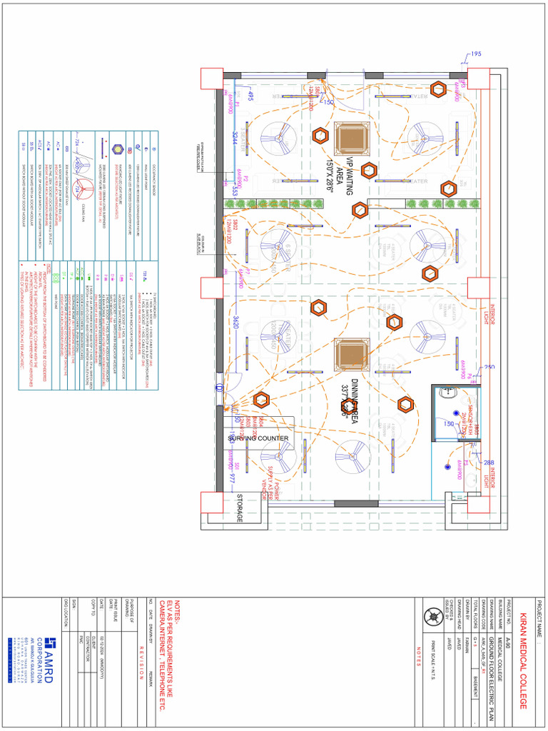 Vip Dining Electric Power Layout | PDF