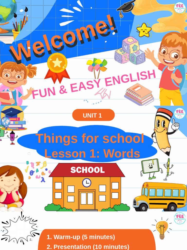 l1 u1 Things for School Updated | PDF | Chess