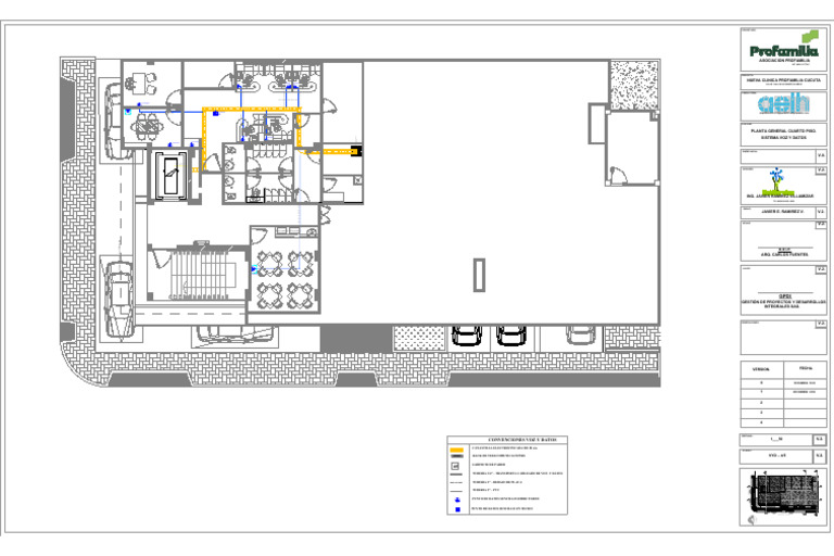 Plano Diseño - Vyd Prof V8-4to Piso | PDF