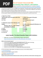 Class 10 - IT (402) - Previous Year QPs With Solution - ExamsMantra | PDF