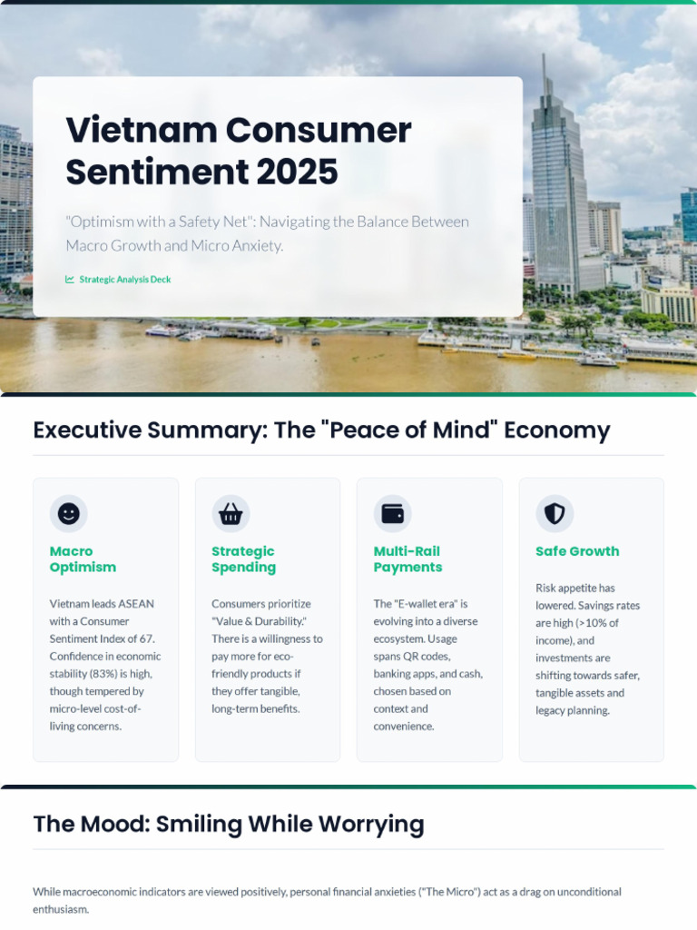Vietnam Consumer Sentiment 2025 | PDF