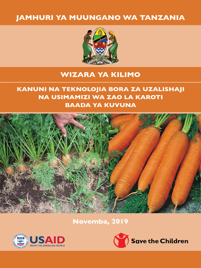 3. Kilimo Bora Cha Karoti_1757319987 | PDF
