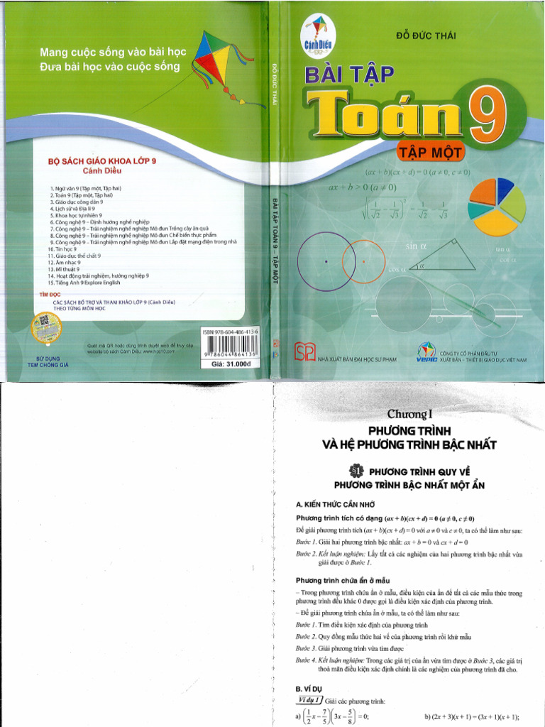 SBT TOÁN 9 TAP 1 | PDF