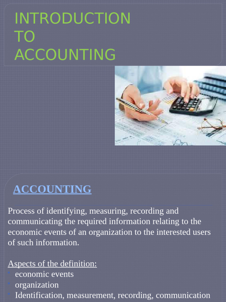 Introduction to Accounting Basics | PDF | Expense | Debits And Credits