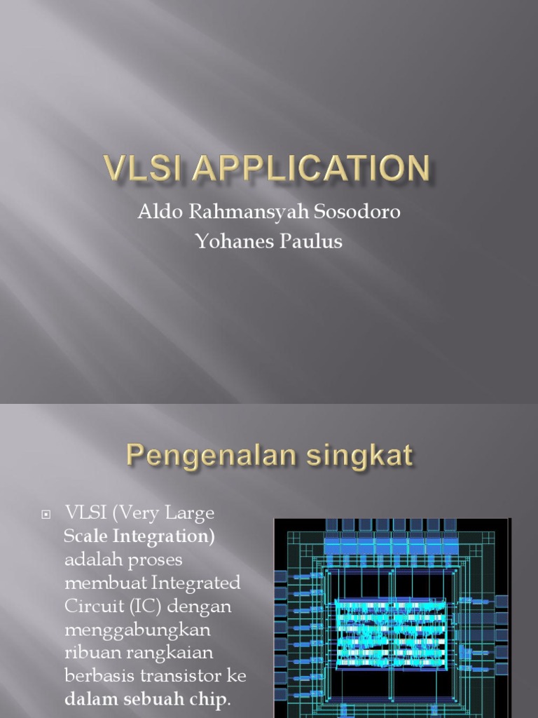 VLSI Applications | PDF