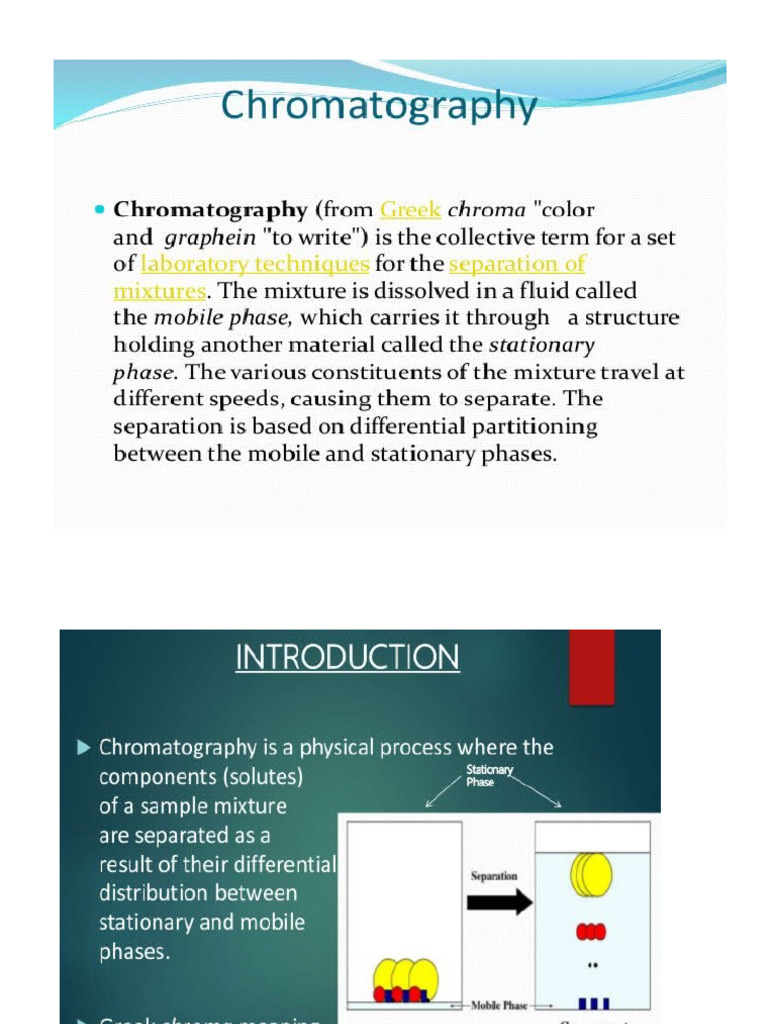 3. Chromatography Intro and Gel Exclusion | PDF | Chromatography | High ...