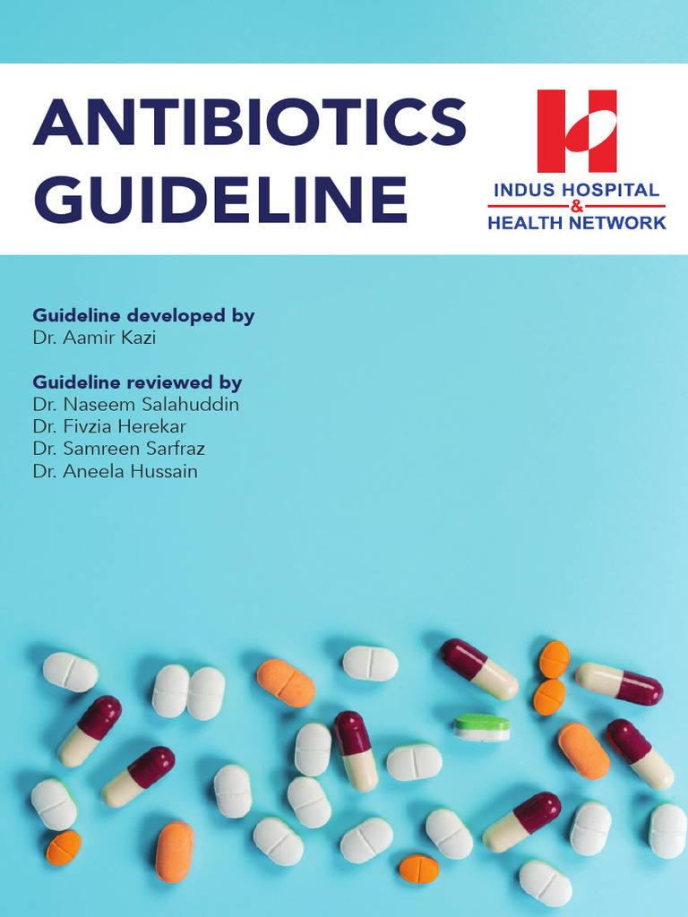 Antibiotic Guidelines for Common Infections | PDF | Pneumonia | Meningitis