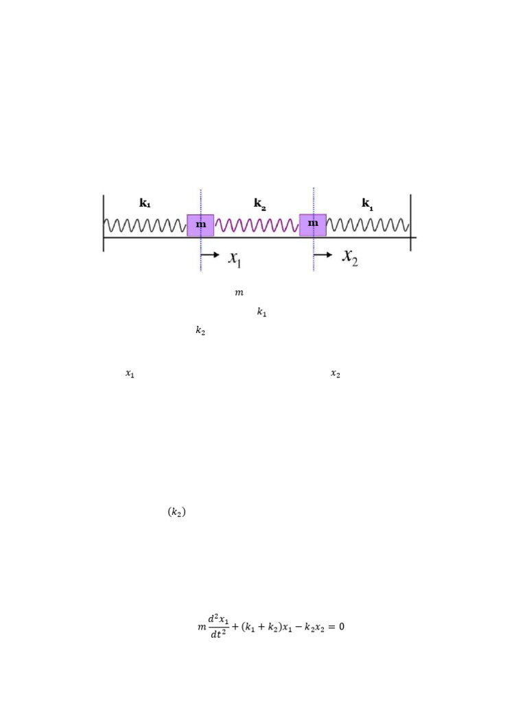 Coupled Oscillator Dynamics Explained | PDF | Normal Mode | Oscillation