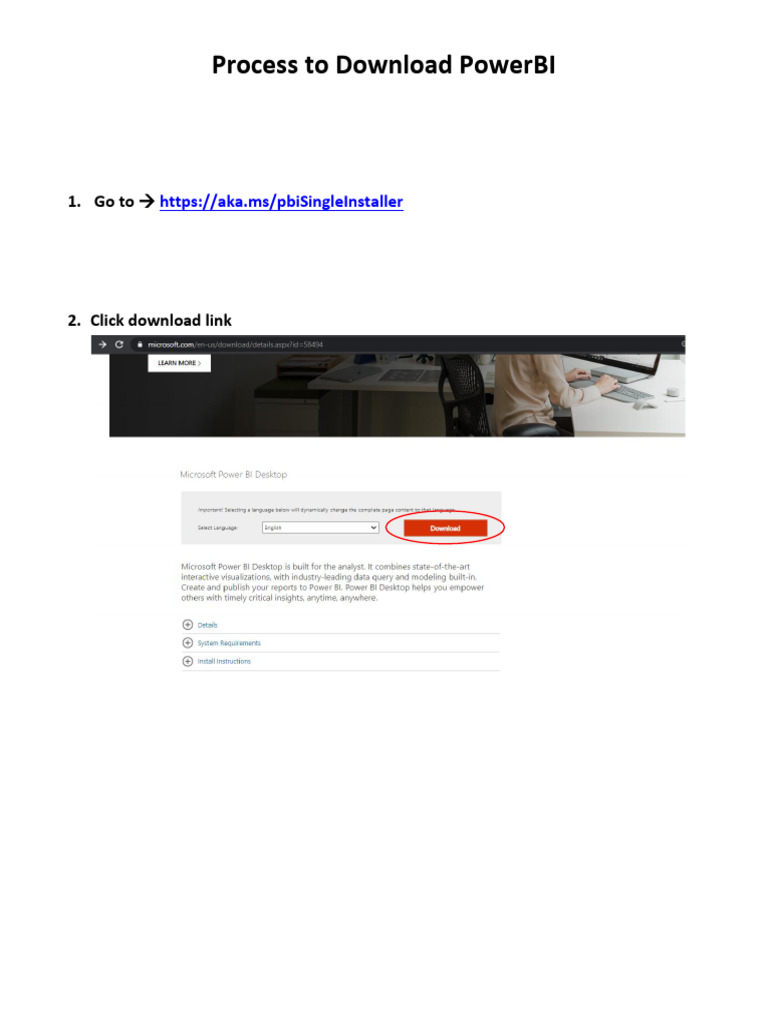 Downloading Power BI: Step-by-Step Guide | PDF