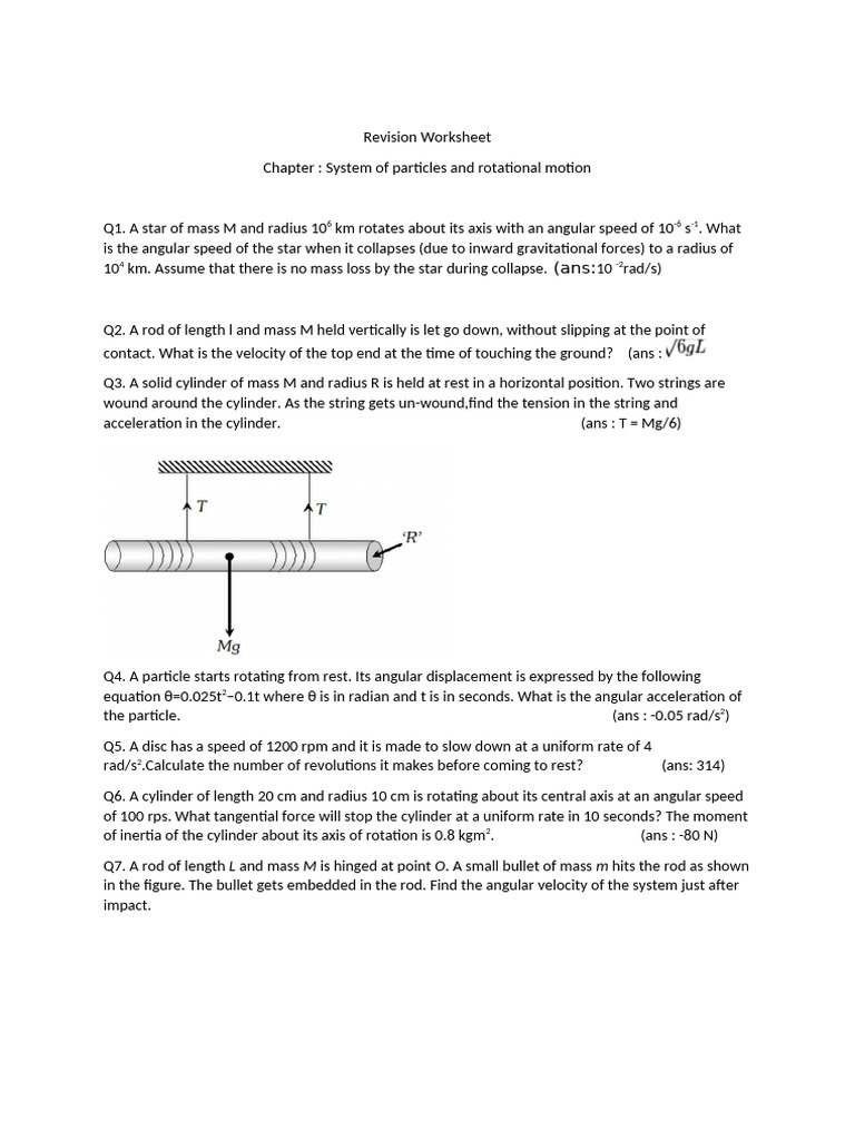 Rotational Motion and Particle Dynamics | PDF
