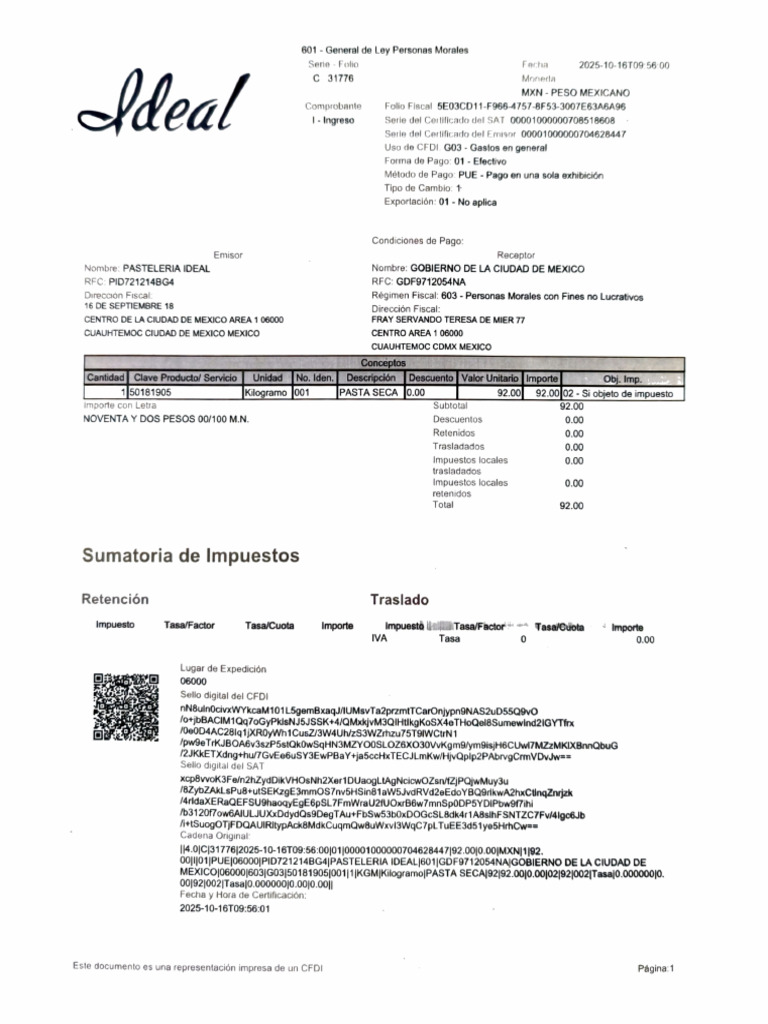 Facturas Sin Ticket | PDF
