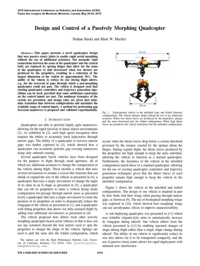 Bucki | PDF | Euclidean Vector | Quadcopter