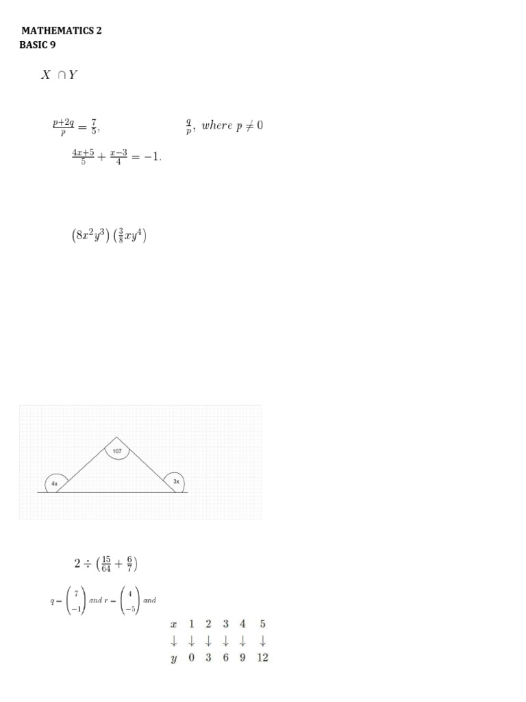 2019 Bece Mathematics 2 | PDF