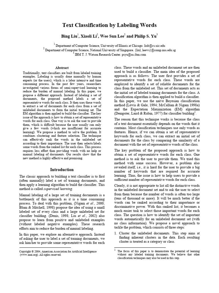 Research paper 2 | PDF | Statistical Classification | Information Science