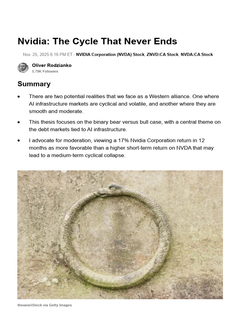Nvidia - The Cycle That Never Ends | PDF | Bond Market | Stockbroker