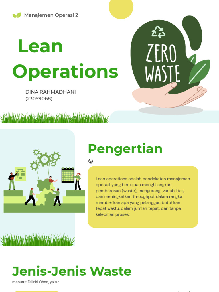 Panduan Lengkap Lean Operations dan JIT | PDF