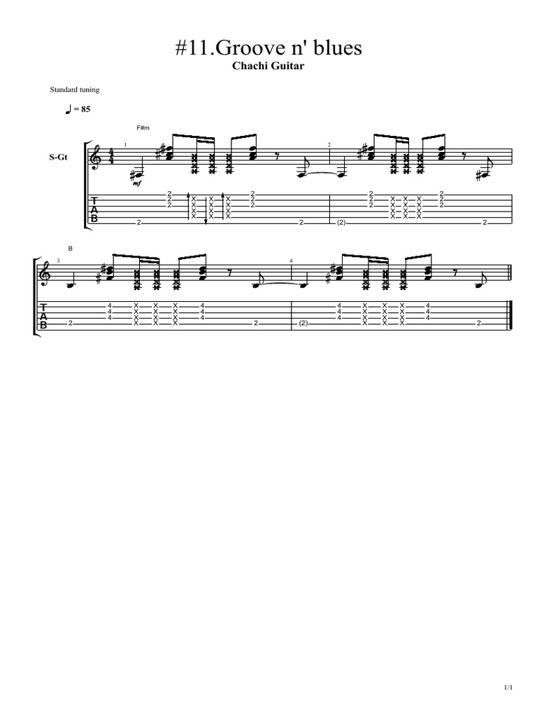 #11.groove N' Blues | PDF