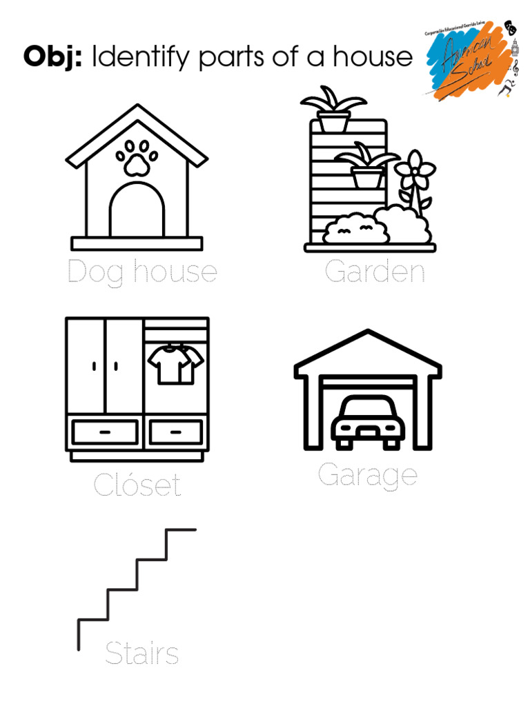 Obj Identify Parts of A House | PDF