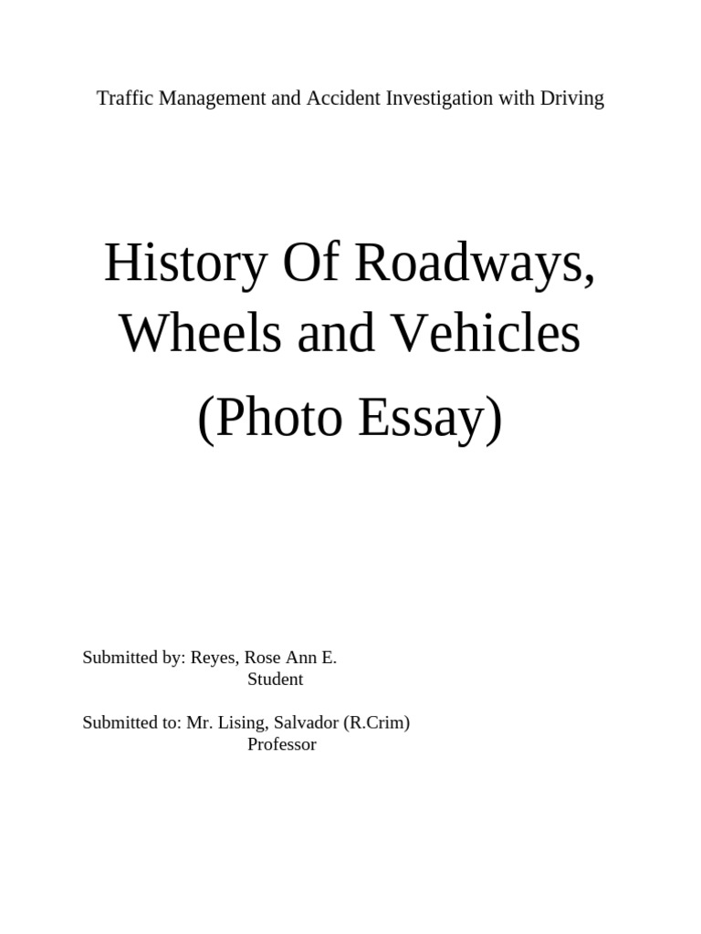 History of Roads, Wheels, and Vehicles | PDF | Wheel | Car