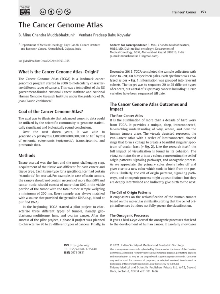 The Cancer Genome Atlas | PDF | Cancer | Glioma