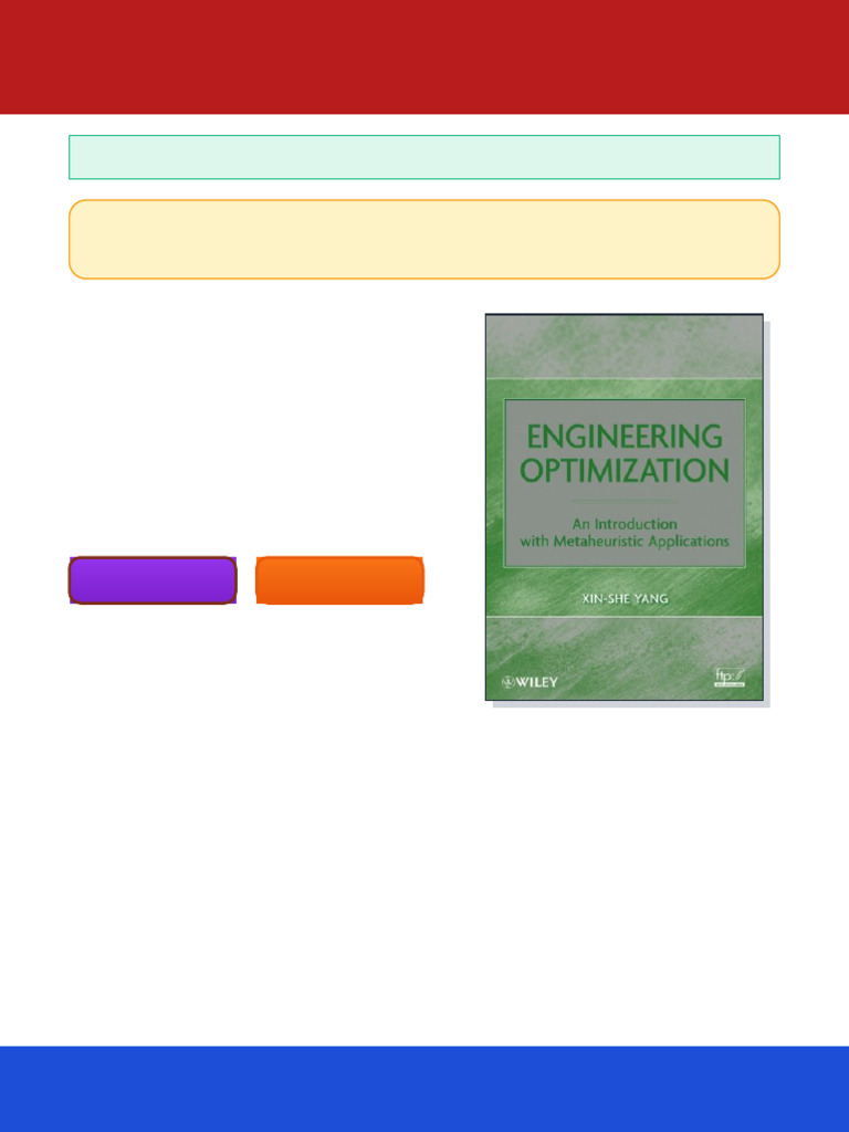 Engineering Optimization An Introduction with Metaheuristic ...