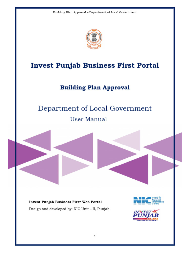 Building Plan Approval User Manual | PDF | Computing | Software