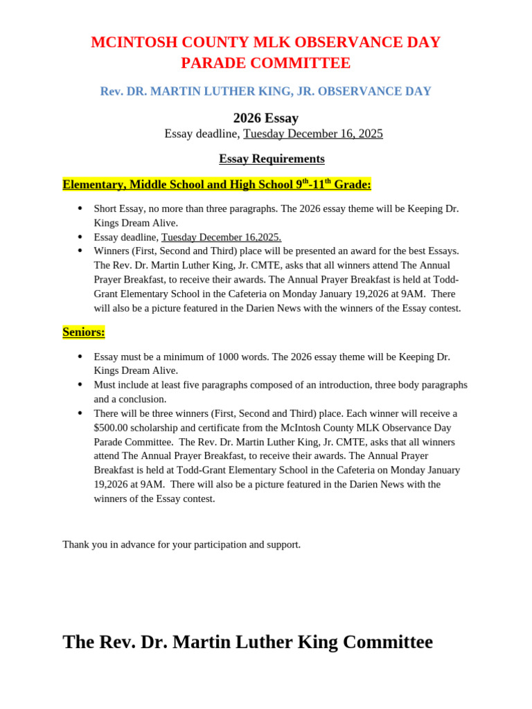 Mlk Essay Letter | PDF