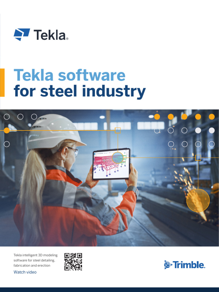 Tekla 3D Software for Steel Detailing | PDF | Building Information ...