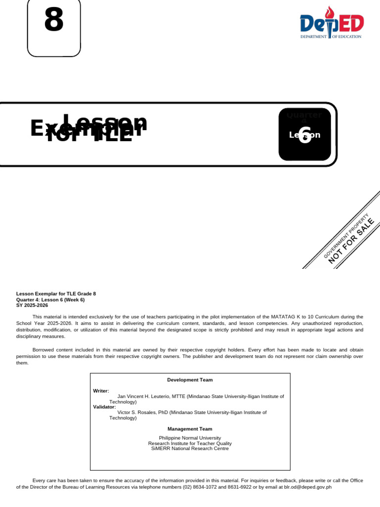 Grade 8 TLE Lesson 6: Diagnostics & Troubleshooting | PDF | Life Cycle ...
