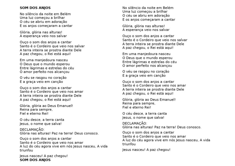 SOM DOS ANJOS | PDF | Céu | Anjo