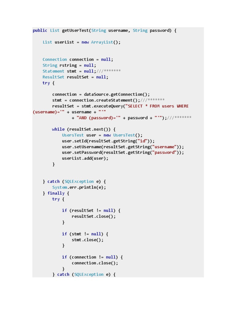 Conexión a Base de Datos con JDBC | PDF | Localizador Uniforme de Recursos | Java (lenguaje de ...
