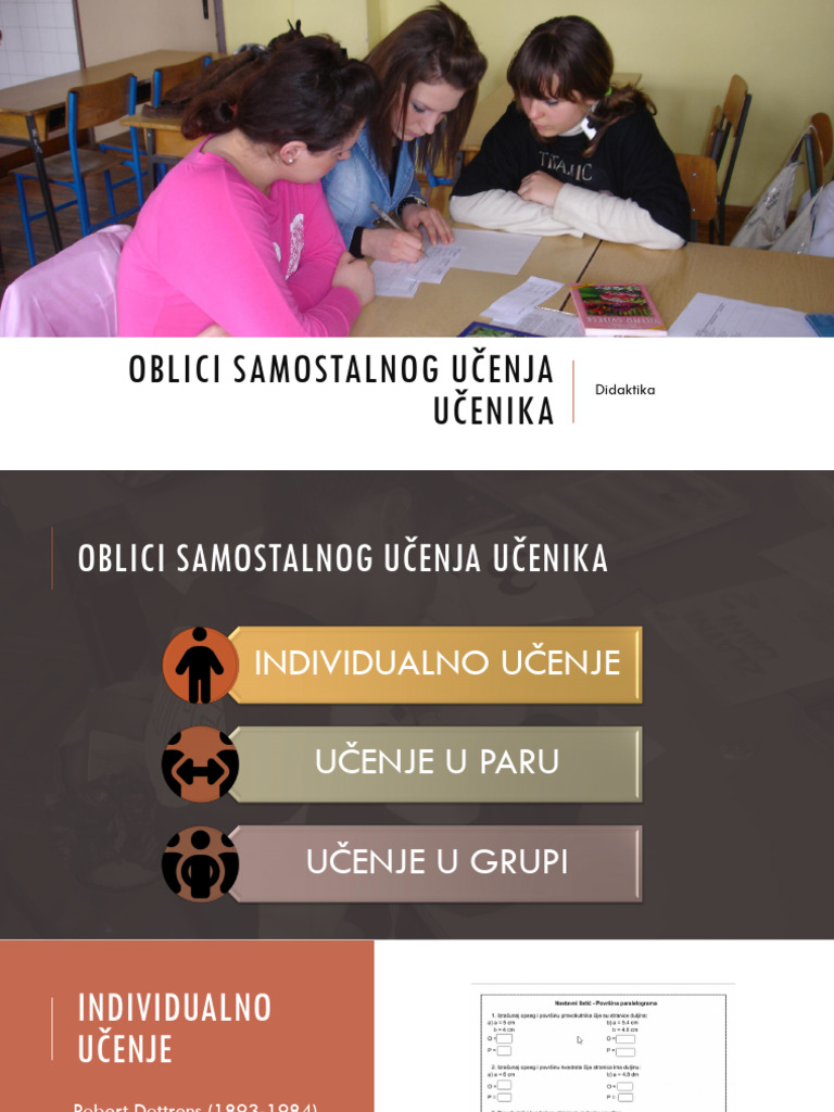 Samostalni Oblici Učenja | PDF