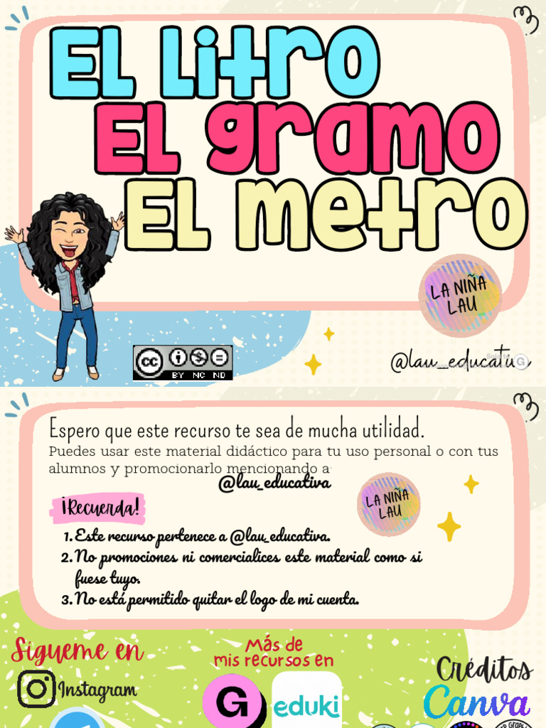 Medidas y conversiones: litro, gramo, metro | PDF | Litro | Kilogramo