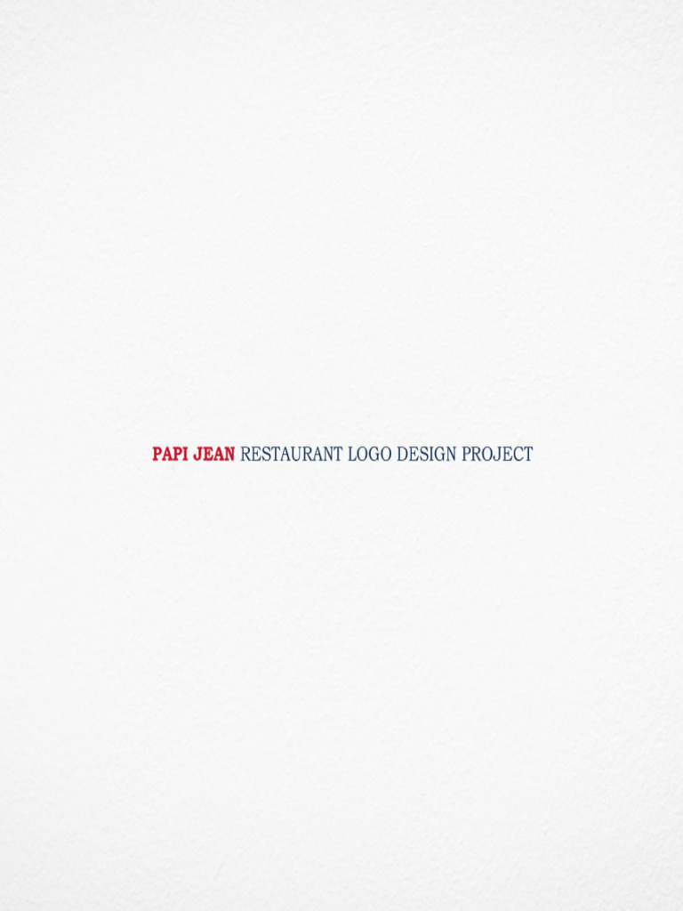 Papi Jean Logo | PDF
