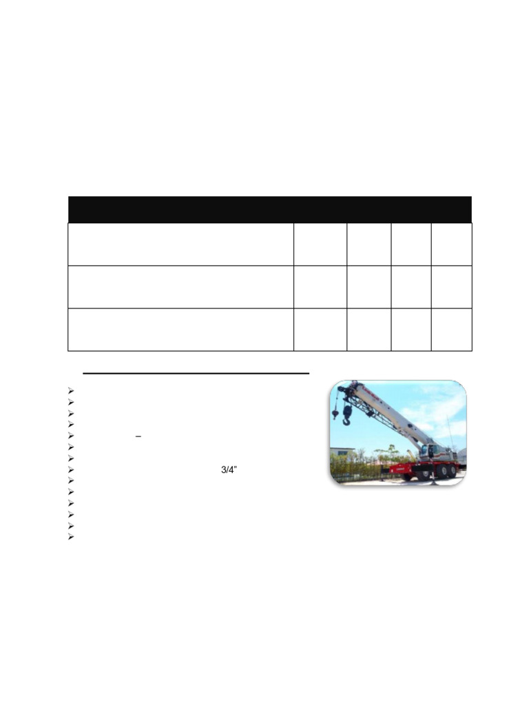 Grua de 100 Tons, Carmen Qm+3 | PDF